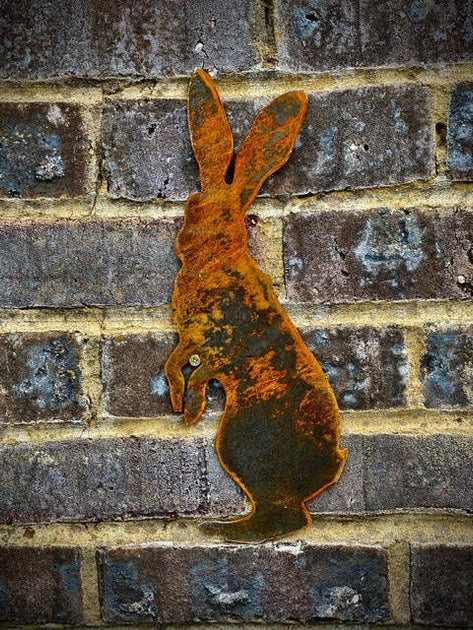 Large Peter Rabbit Wall Art – Rustic Garden Art