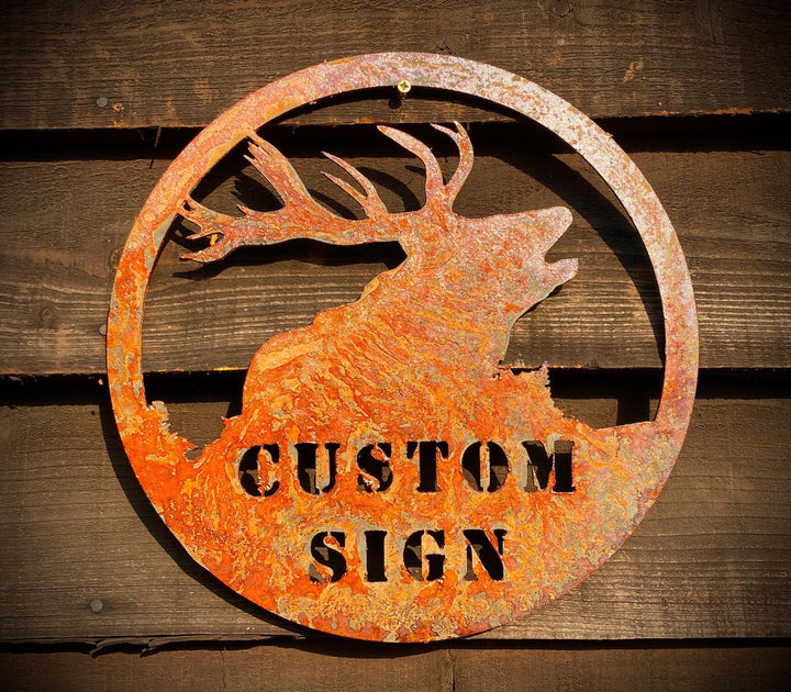 Custom Personalised Signs – Rustic Garden Art