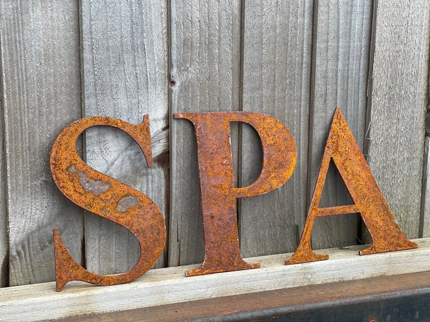 Letters & Numbers – Rustic Garden Art